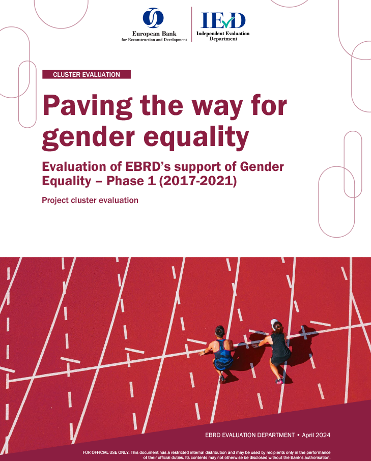 Evaluation of EBRD’s support of Gender Equality